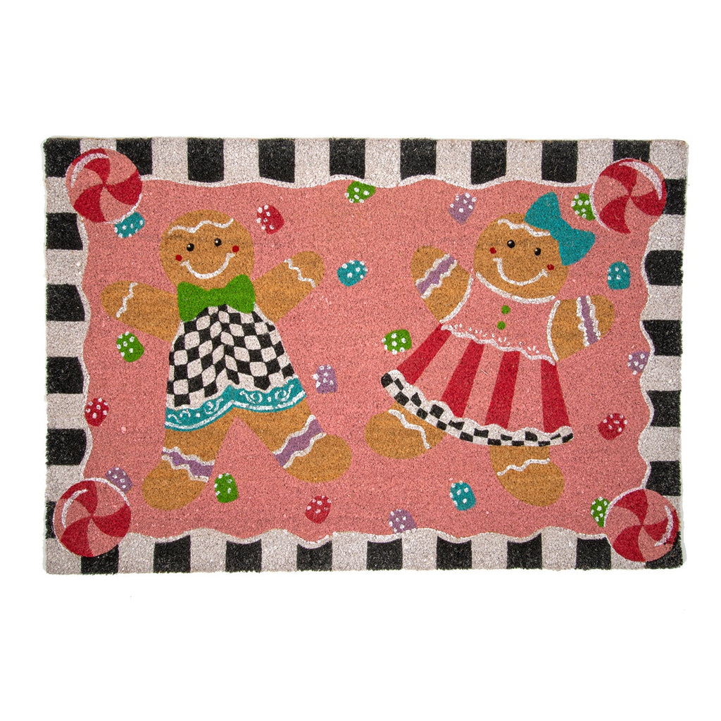 Gingerbread Girl & Boy Coir Mat – MainStreet Mercantile